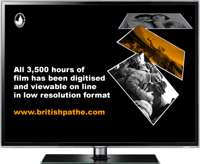 British Pathé PowerPoint presentation with embedded video