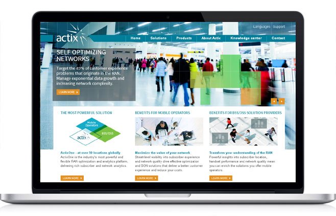 Actix website - Cogent Design