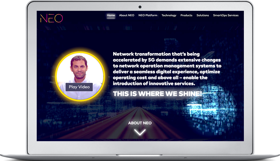 NEO microsite - Cogent Design